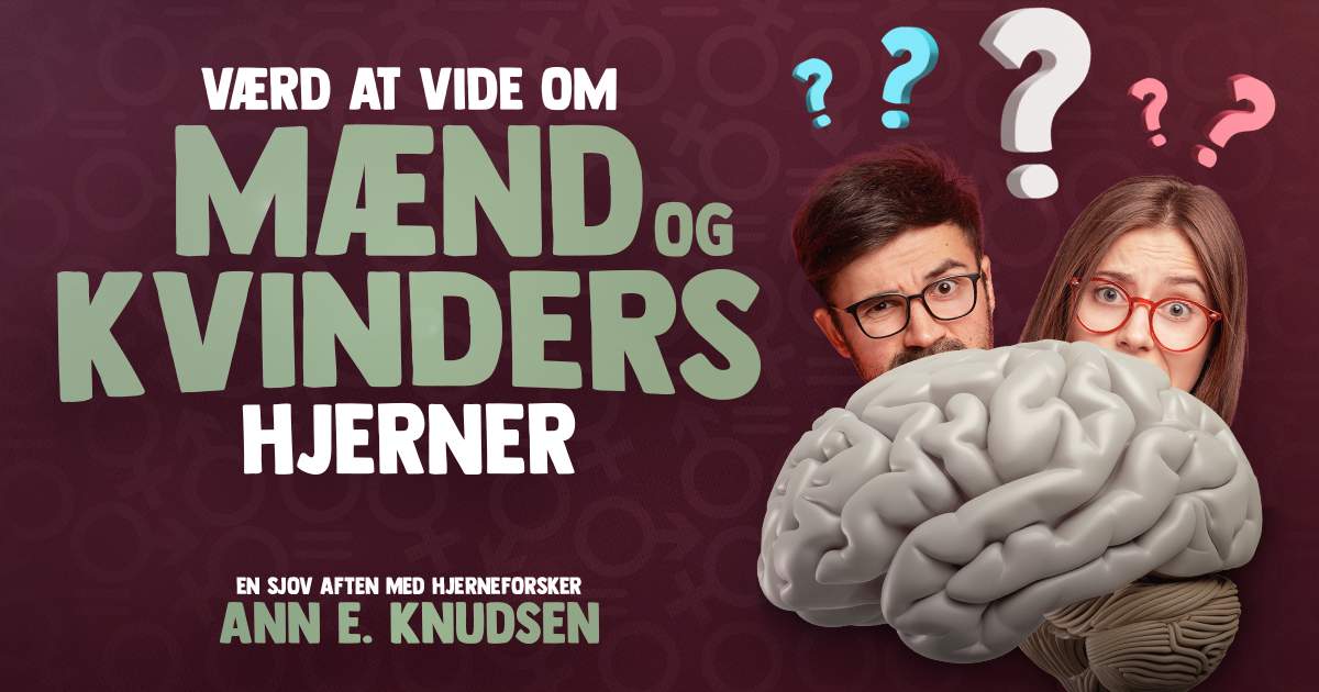 Mænd og kvinders hjerner - foredrag med Ann E. Knudsen